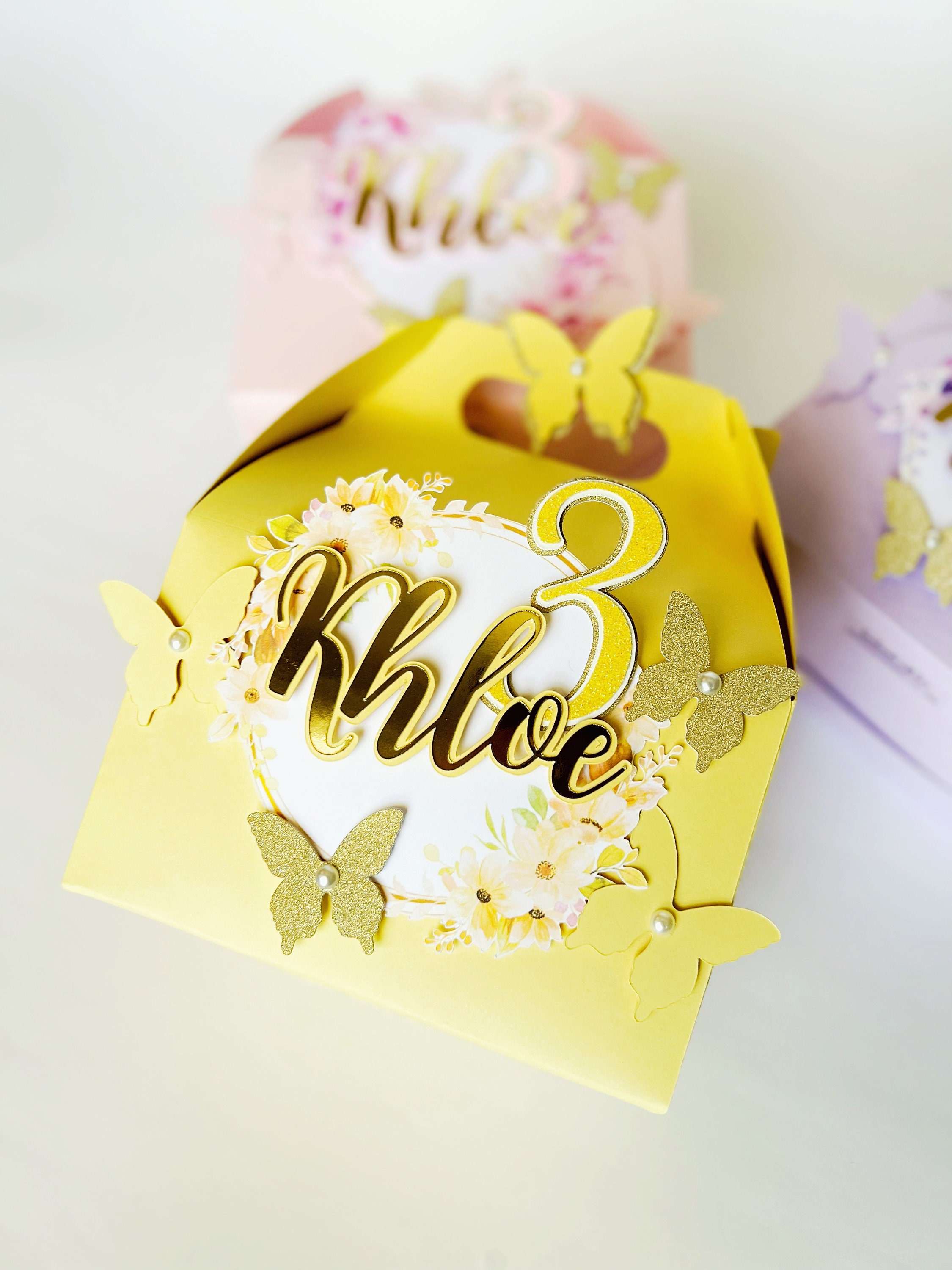 Personalized Favor Boxescustom Favor Boxesgable - Etsy