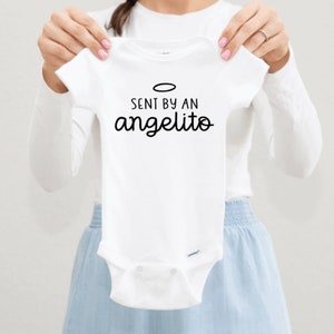 Sent by an Angelito Baby Onesie® | Angel in Heaven Baby Onesie ...