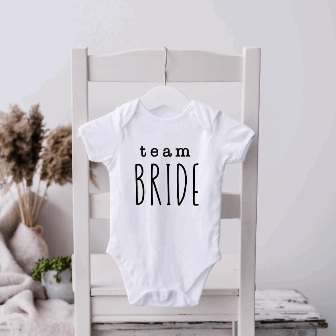 Team Bride Onesie® | Bridesmaid Onesie® | Baby Bridal Party Gift ...