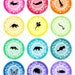 Season 1 Set of 48 "creature Power" Discs (inspired), 2.5" PRINTABLE ...
