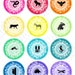 Season 1 Set of 48 "creature Power" Discs (inspired), 2.5" PRINTABLE ...