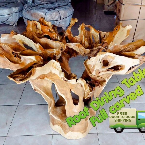 Teak Dining Table - Etsy