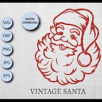 Santa Svg - Etsy