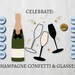 Champagne Bottle SVG, Champagne Glasses Svg, Cheers Toast, Champagne ...