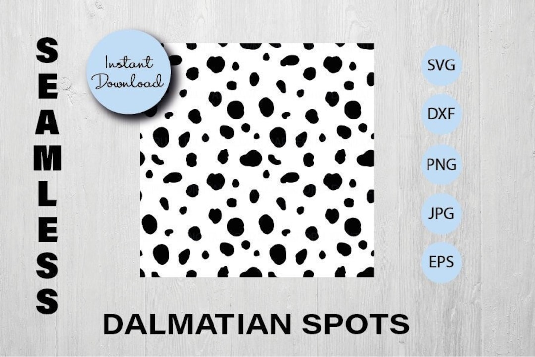Dalmatian Spots SVG, Dalmatian Pattern, Dalmatian Wallpaper Clipart ...