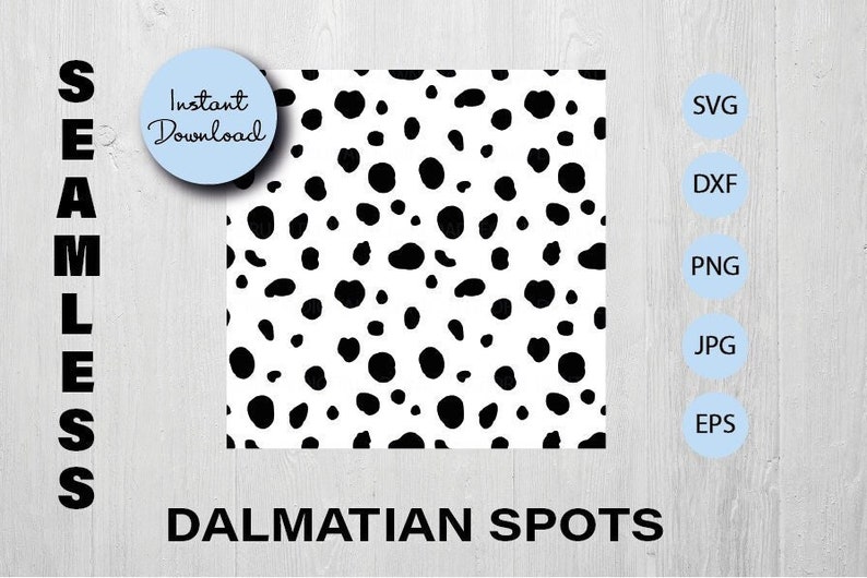 Dalmatian Spots SVG Dalmatian Pattern Dalmatian Wallpaper | Etsy