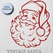 Vintage Santa Svg, Old School Father Christmas, Santa Claus Download ...