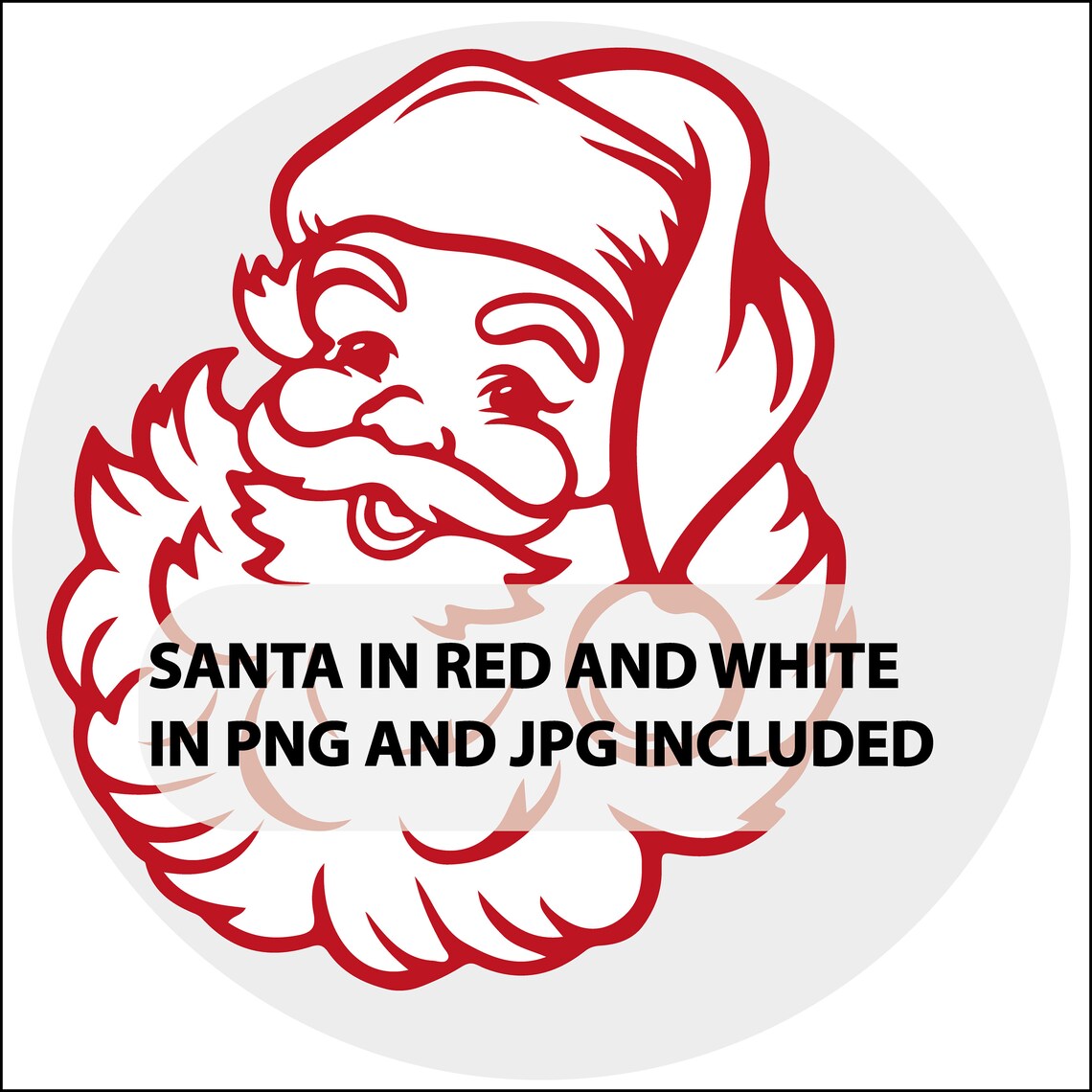 Vintage Santa Svg Old School Father Christmas Santa Claus - Etsy