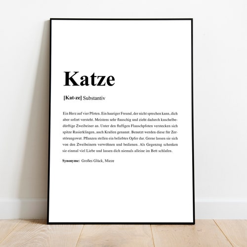 Print cat Rules Wall Art Print Poster Fine Art - Etsy