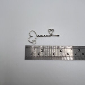 Sterling Silver Key Wire Wrapped Pendant - Etsy