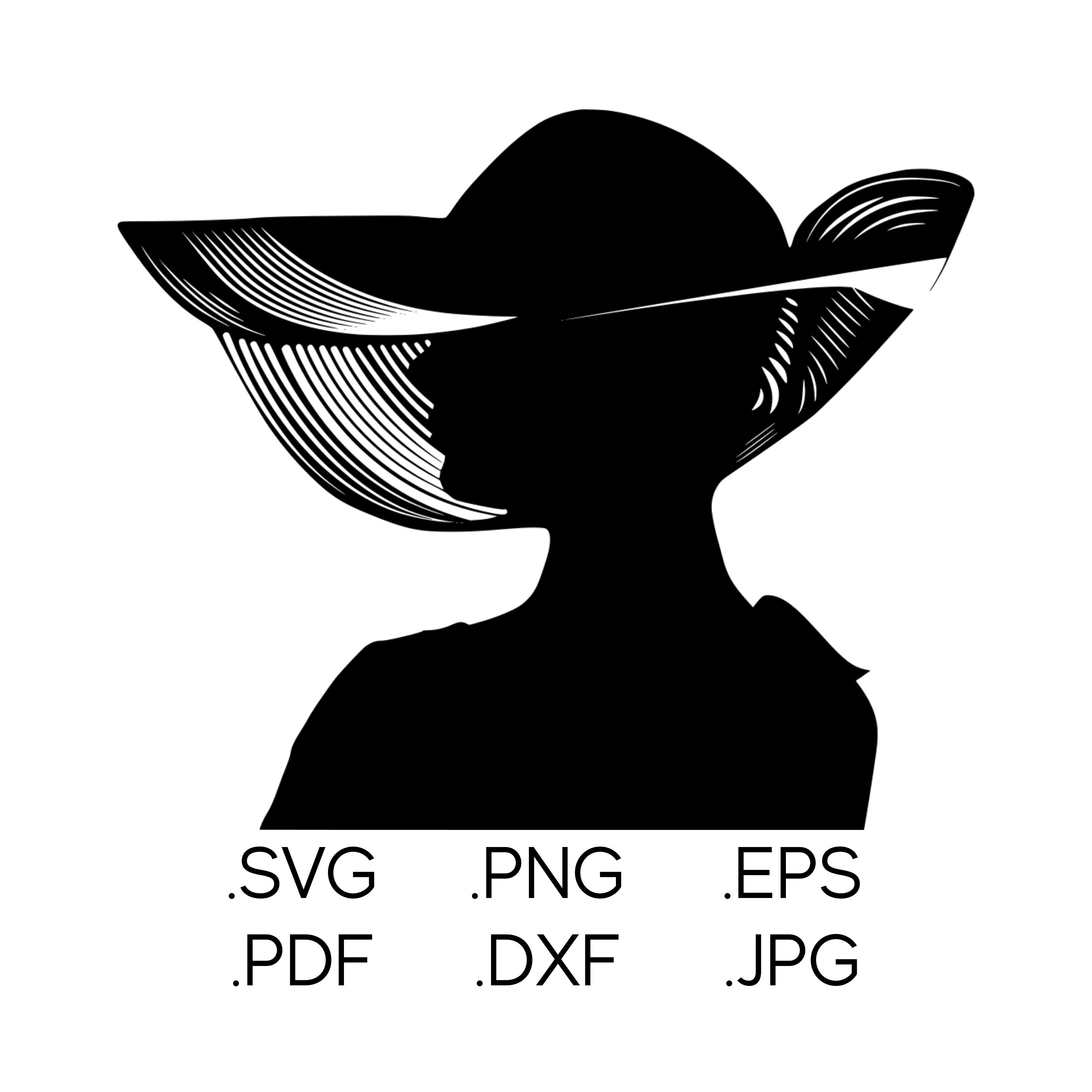 Beautiful Woman Svg Cute Girl Cut File Abstract Silhouette Svg Files ...