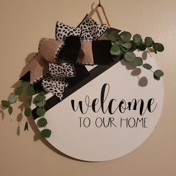 Leopard Door Hanger - Etsy