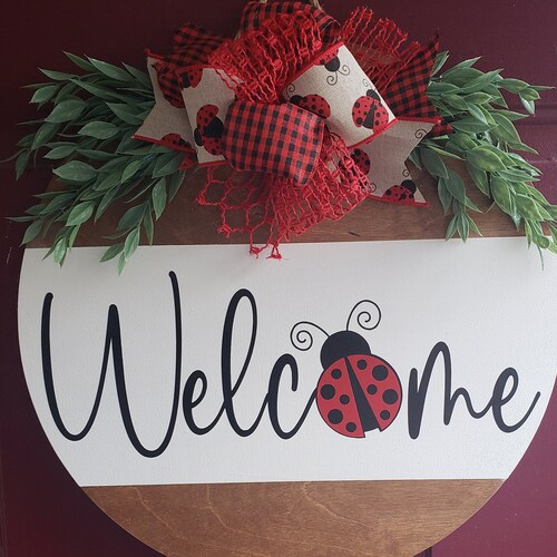Ladybug Door Hanger - Etsy