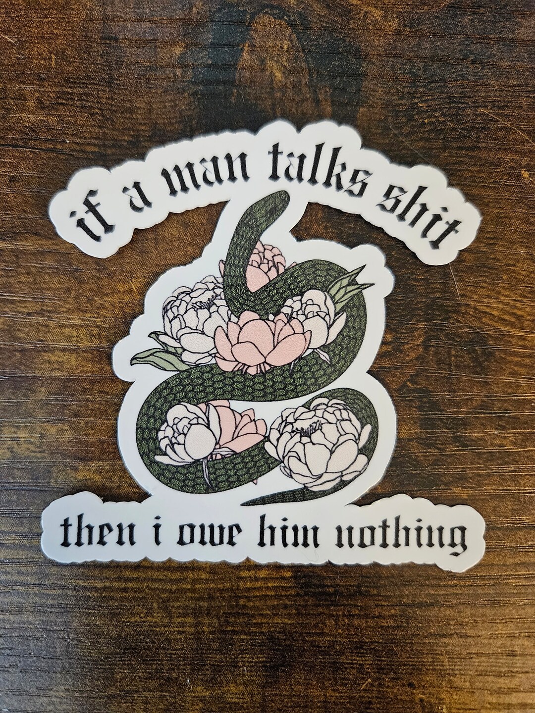 Waterproof Stickers, Lyric Sticker, Water Bottle Sticker, Journal ...