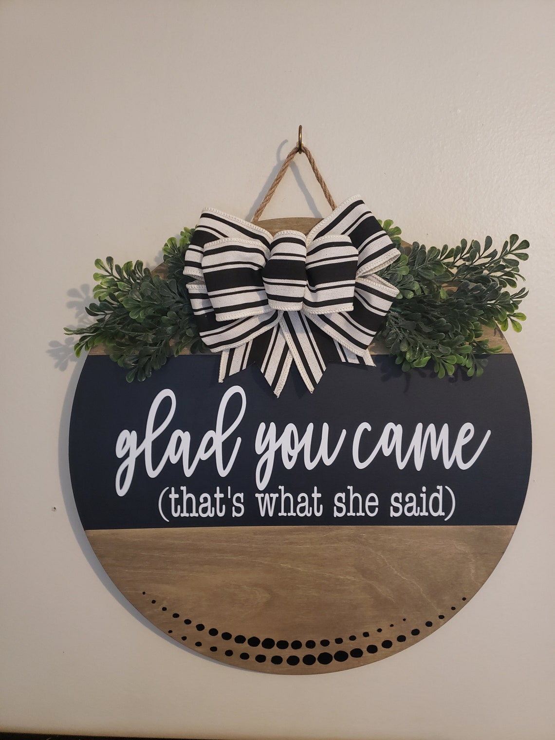 Funny Door Decor Funny Door Hanger Funny Welcome Sign - Etsy