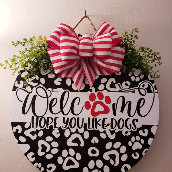 Dog Door Sign - Etsy