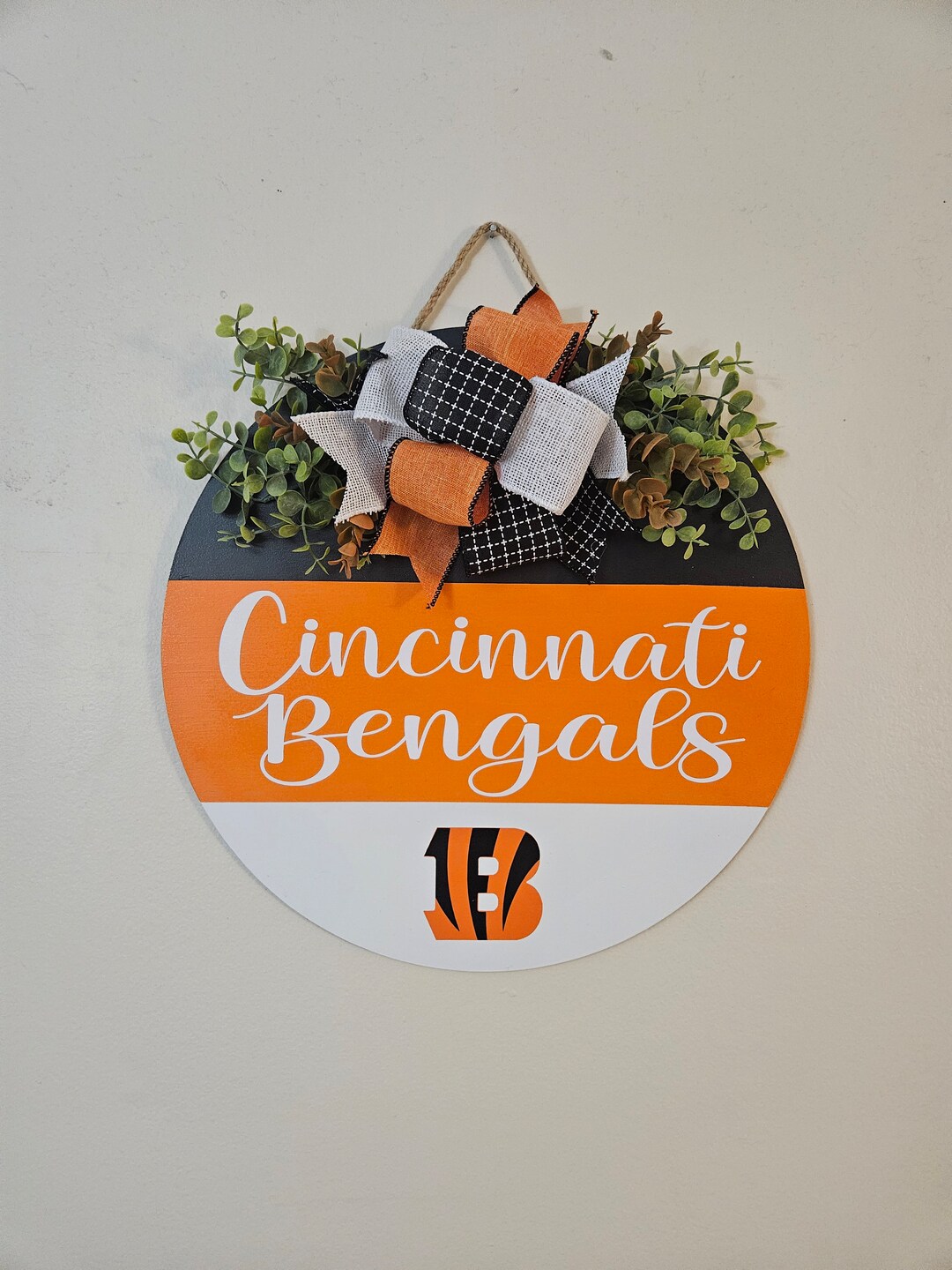 Cincinnati Bengals Door Sign Football Team Sign Ohio - Etsy