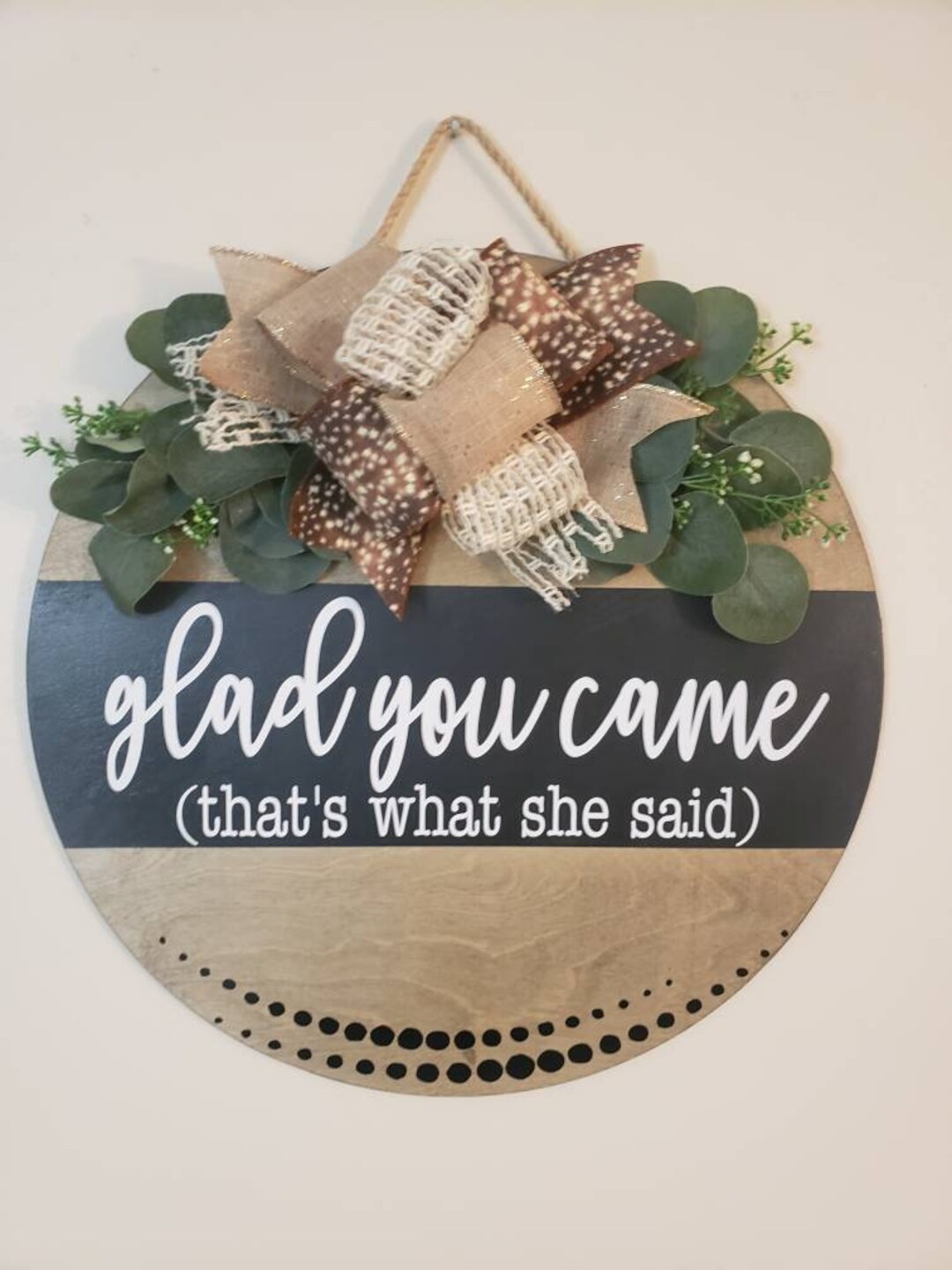 Funny Door Decor Funny Door Hanger Funny Welcome Sign - Etsy