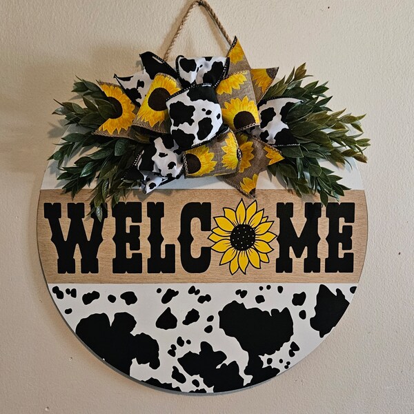 Sunflower Door Hanger - Etsy