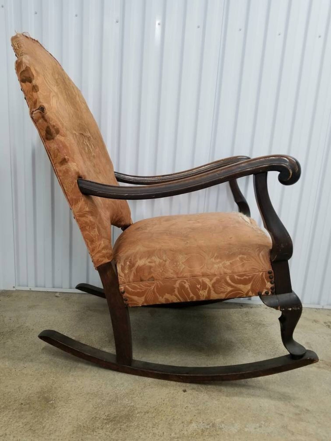 SOLD Antique unrestored 1800s Louis XVI Style Rocking Chair - Etsy