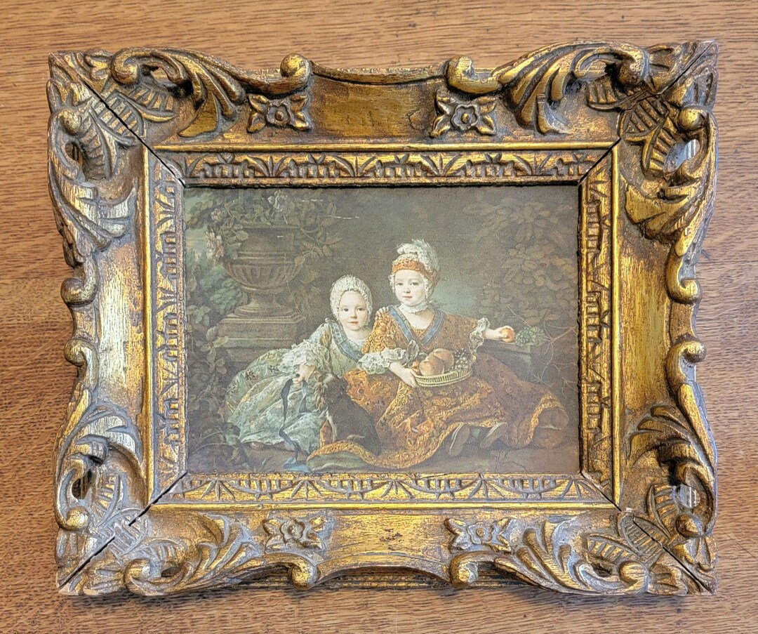 Vintage Chunky Frame With Antique Style Art Print - Etsy