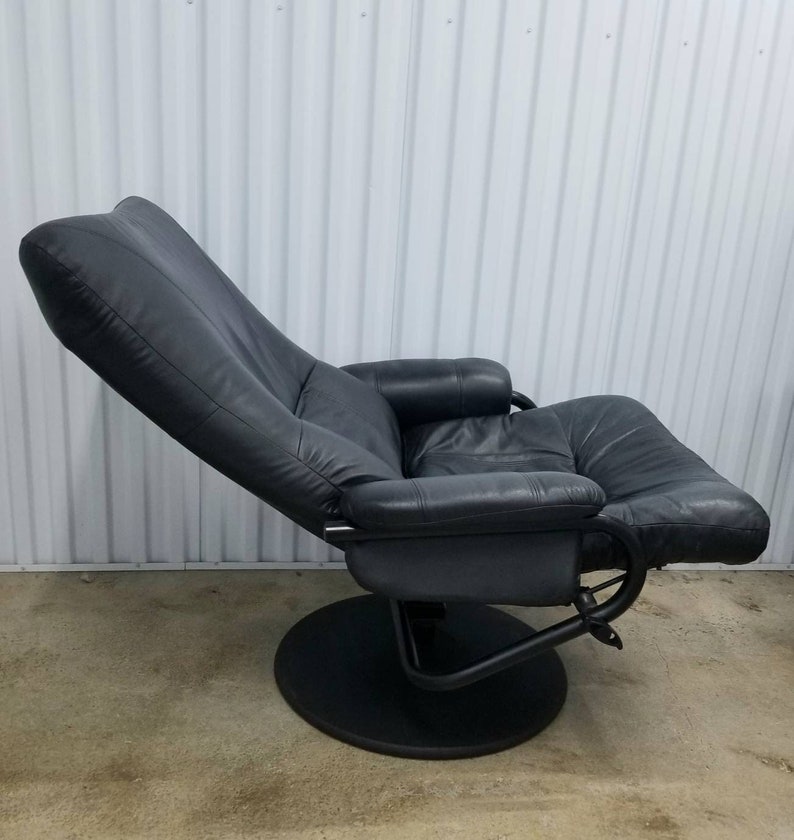 Vintage Swivel Recliner Leather Post Modern by Palliser - 2 Available ...