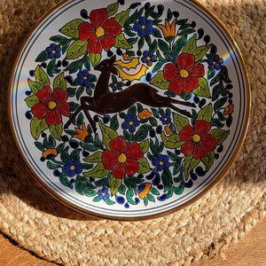 Vintage Greek Handmade Display Plate Pair - Use or Hang - Etsy