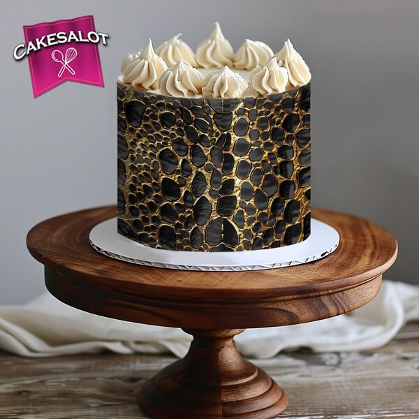 Leather Cake Topper - Etsy