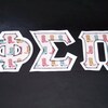 Phi Sigma Pi Shirt -- Pink Tiger Stripe on Black Glitter - Etsy
