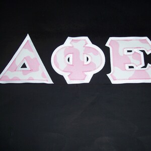 Delta Phi Epsilon Shirt Pink Cow Print on White Twill - Etsy