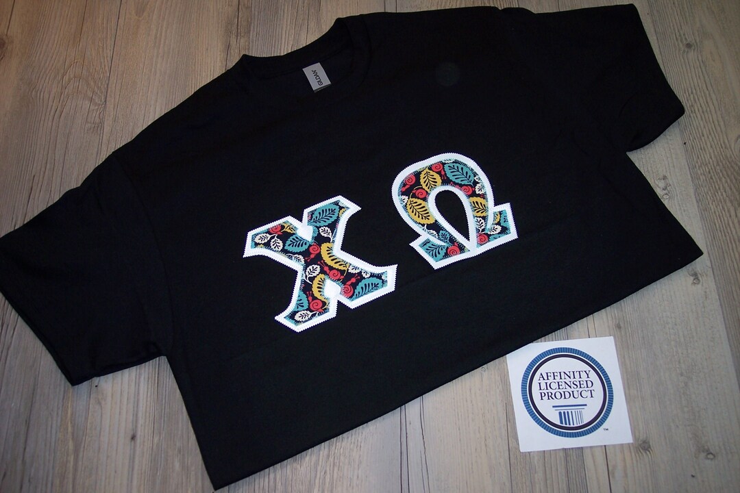 Chi Omega T-shirt Design on White Twill - Etsy