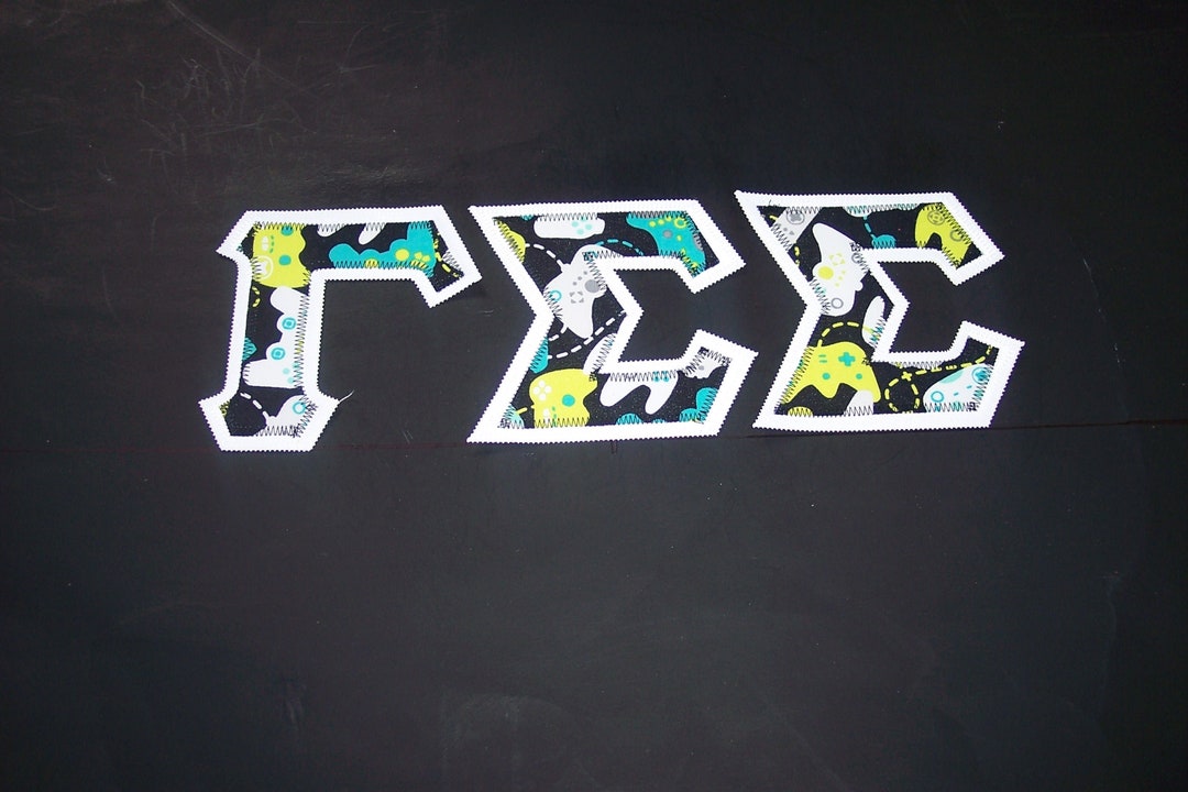 Gamma Sigma Sigma Shirt -- Game Controllers on White Twill - Etsy