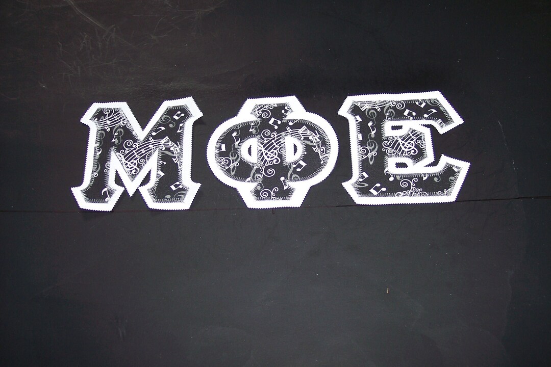 Mu Phi Epsilon T-shirt Music Notes on White Twill - Etsy