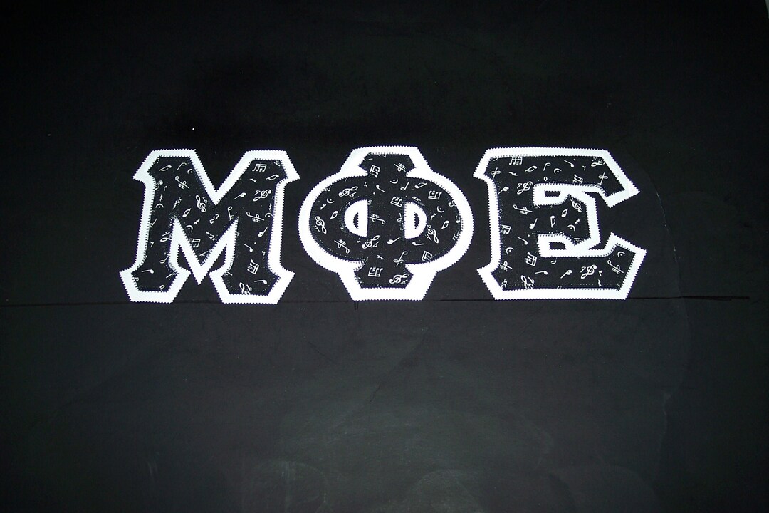 Mu Phi Epsilon Shirt -- Music Notes on White Twill - Etsy