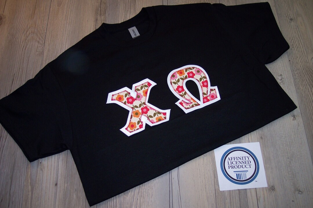 Chi Omega T-shirt Design on White Twill - Etsy