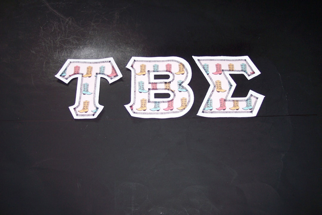 Tau Beta Sigma Shirt -- Cowboy Boots on White Twill - Etsy
