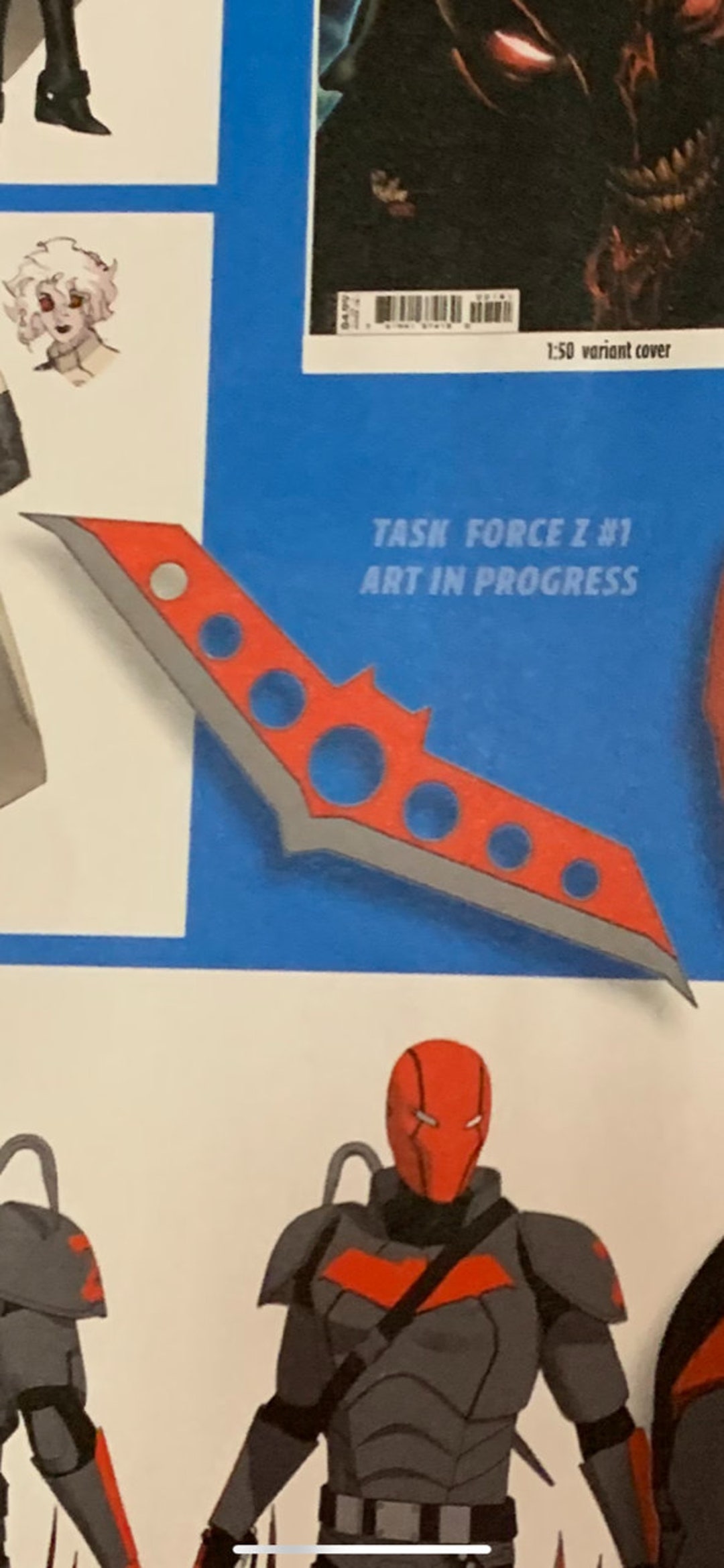 Red Hood Task Force Z Batarang - Etsy