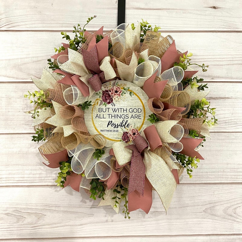 Bible Scripture Wreaths - Etsy