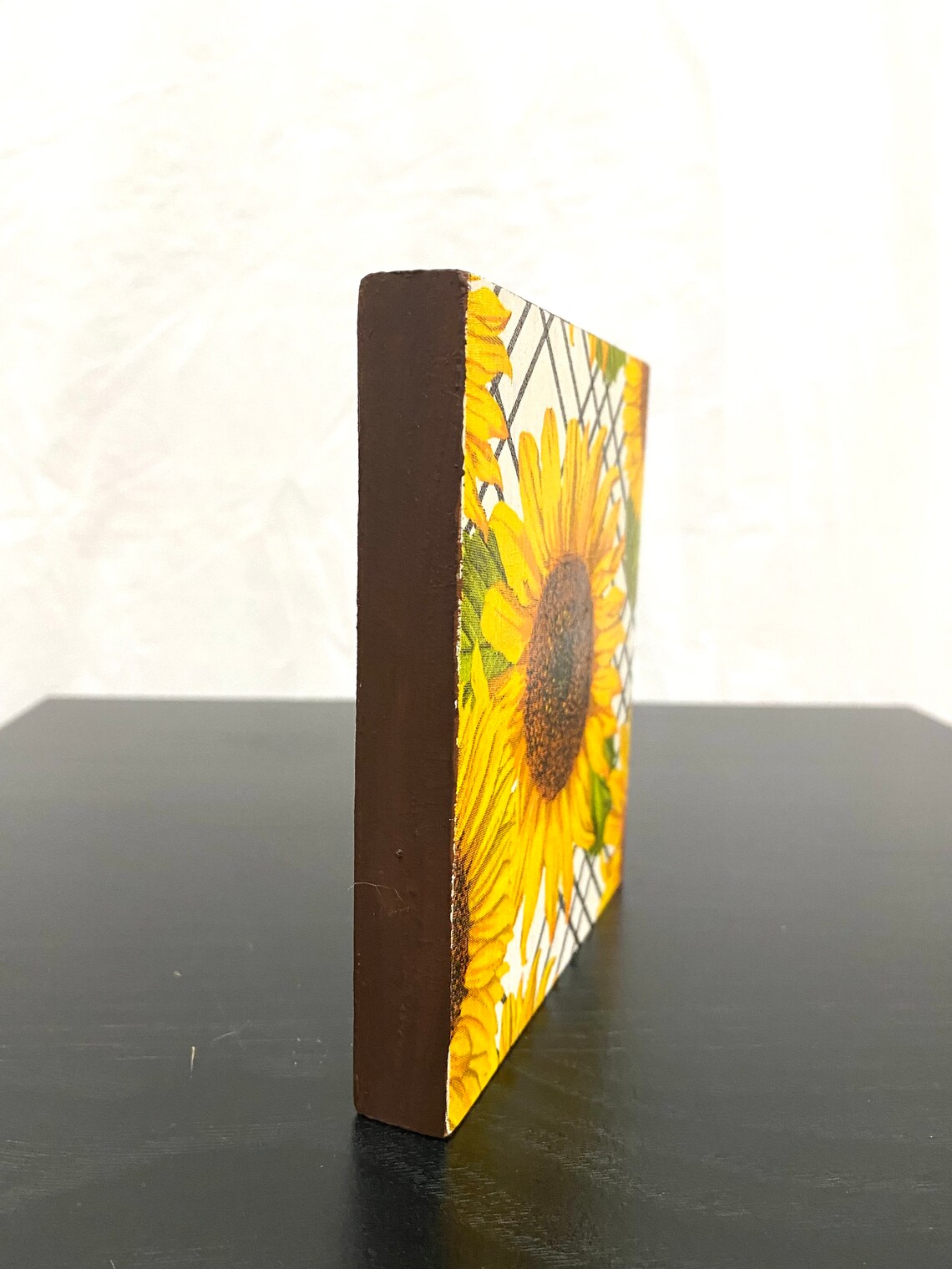 Fall Sunflower Two-tiered Tray Decor Sunflower Shelf Sitter - Etsy