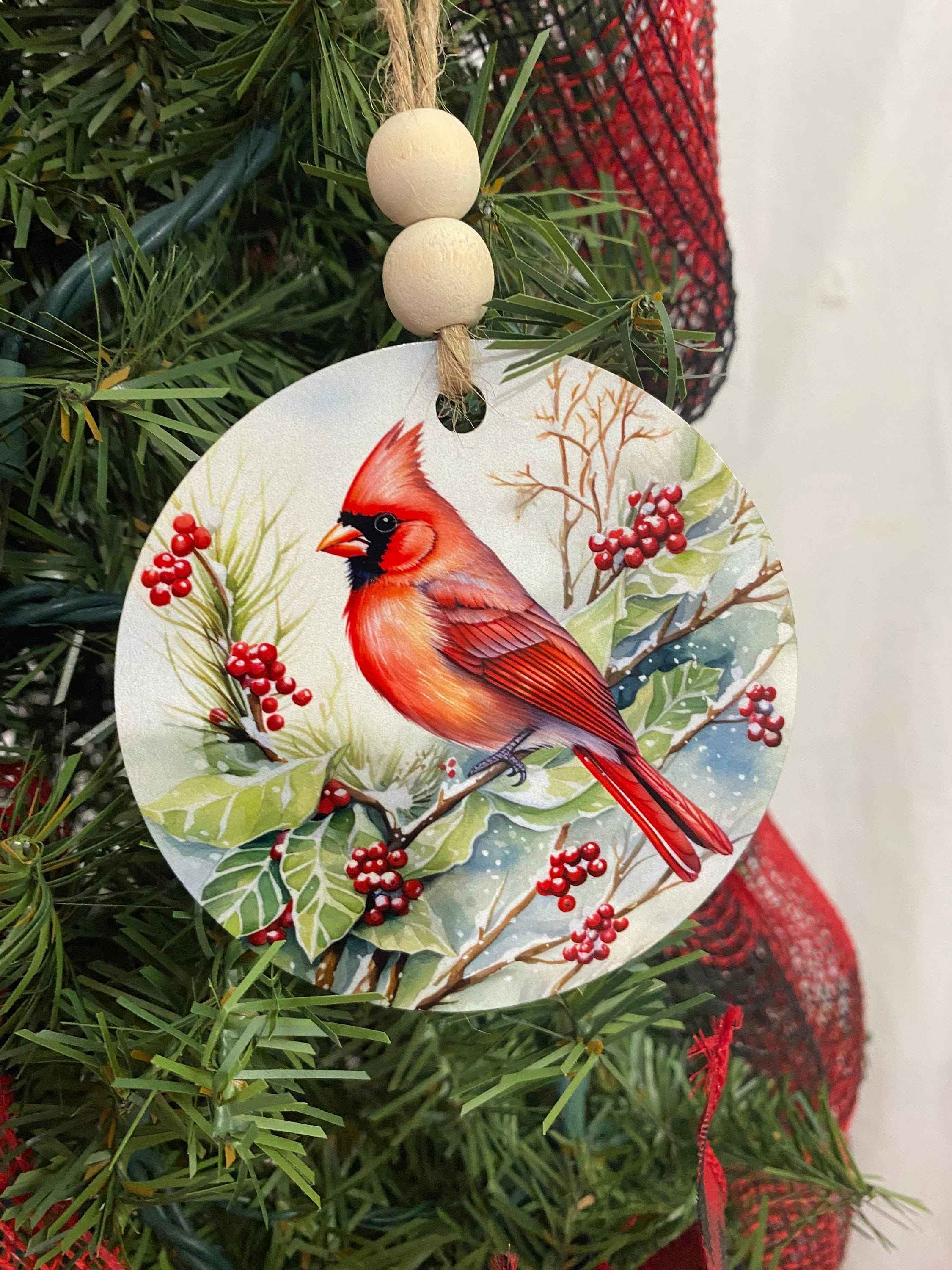 Cardinal Christmas Ornaments