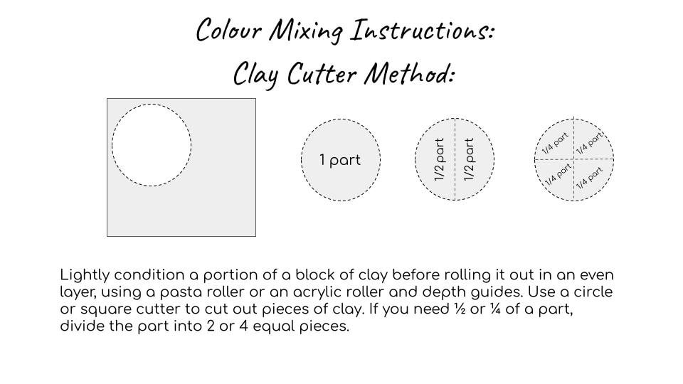 Inclusive Skin Tones - Sculpey Premo - Polymer Clay Color Recipes Guide ...