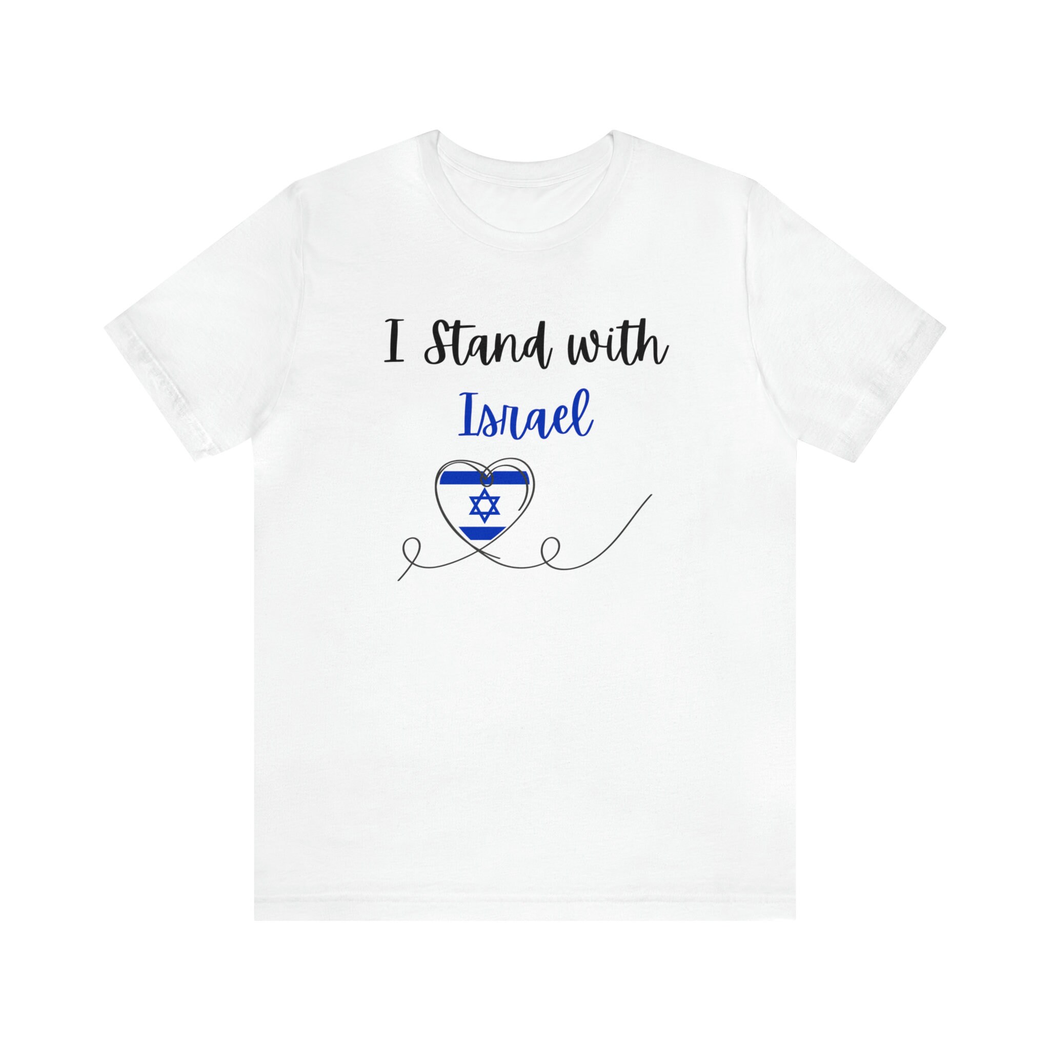 I Stand With Israel T-shirt Support Israel T-shirt Pray for - Etsy