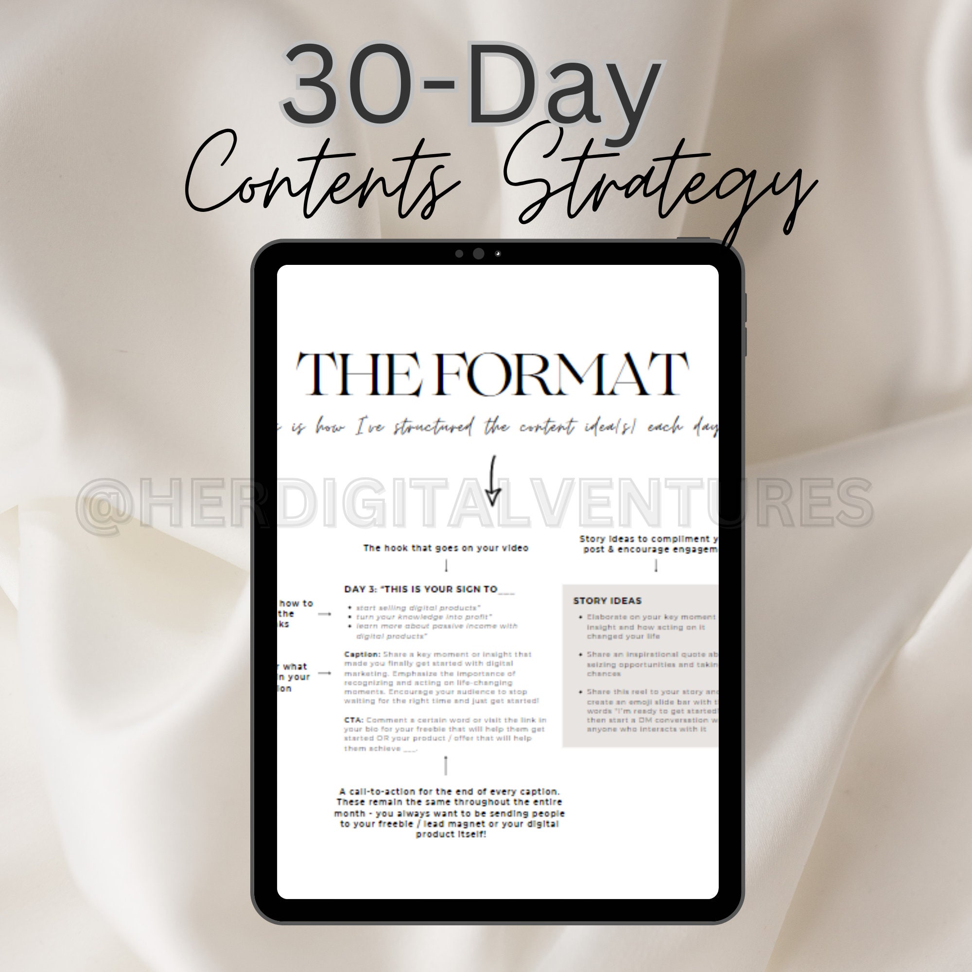 30-day Reels Calendar Done for You Private Label Rights Marketing ...