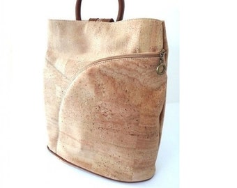 Cork Premium Laptop Backpack Vegan Backpack , Handmade in Portugal - Etsy