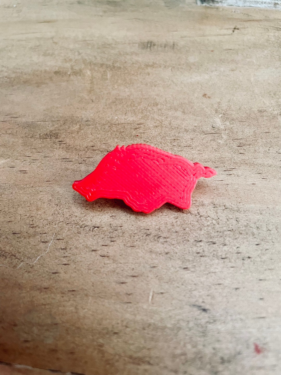 Red Pig Hair Clip - Etsy
