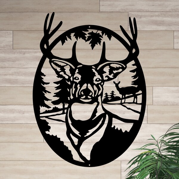 Buck and Doe Metal Sign - Etsy