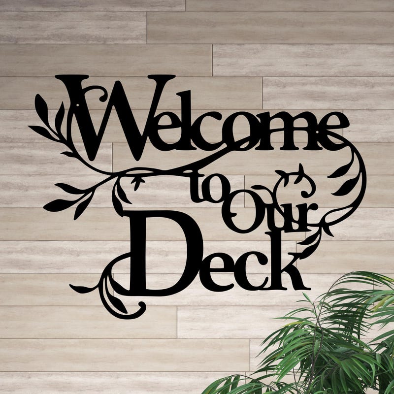 Deck Sign - Etsy