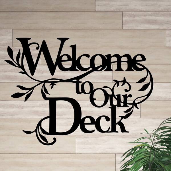 Deck Sign - Etsy