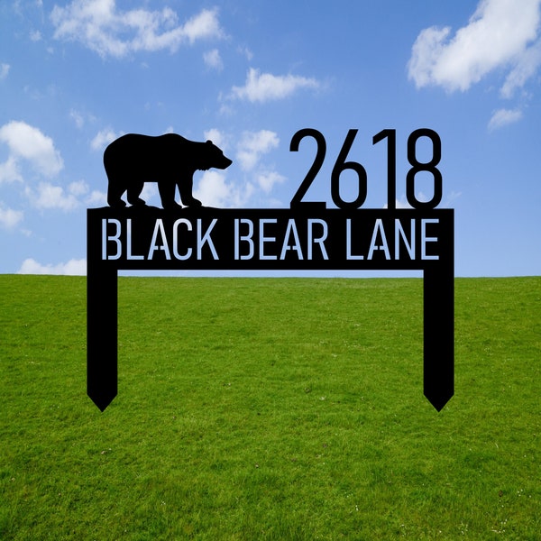 Address Sign for Yard - Etsy