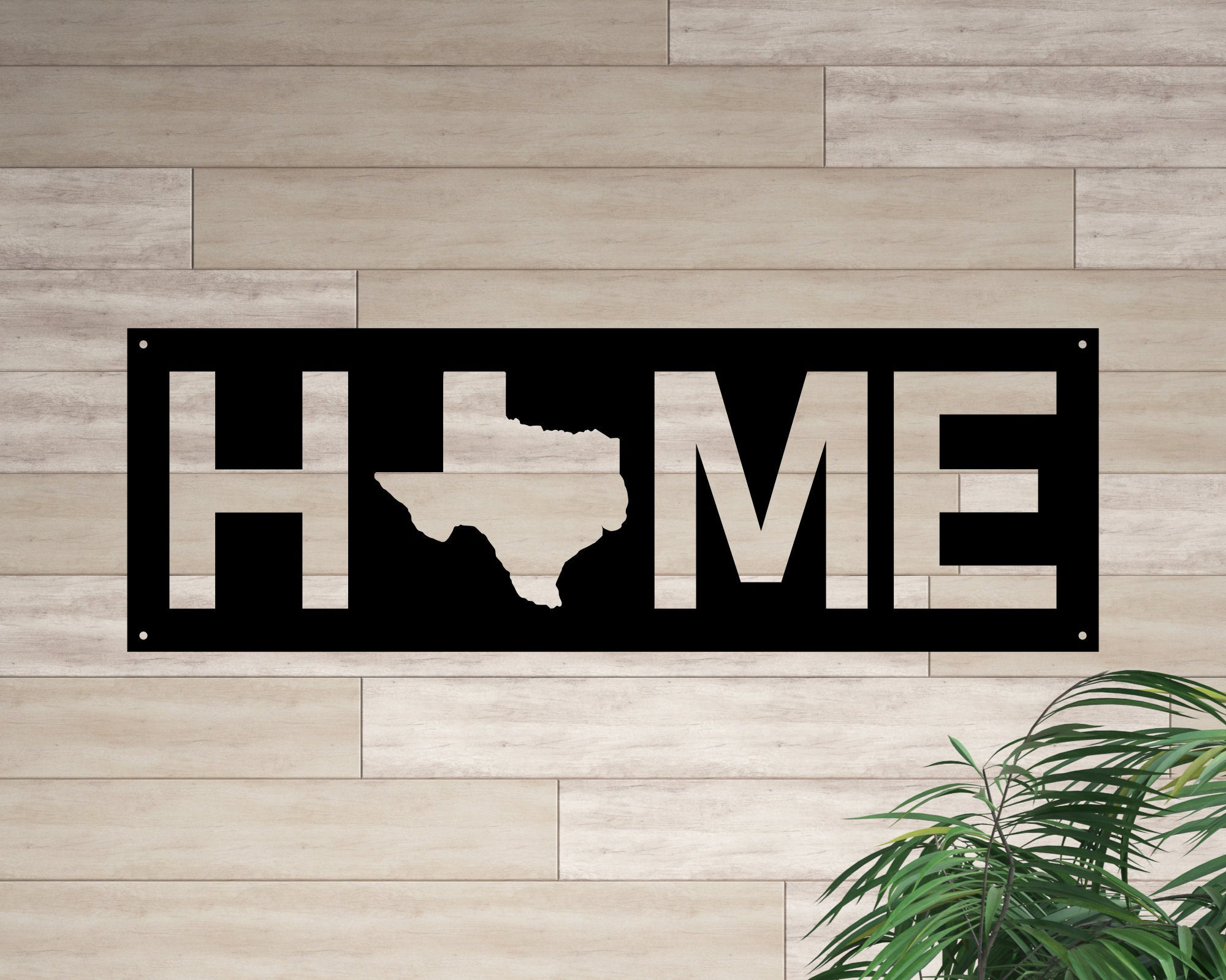 Metal State of Texas Home Sign - Etsy